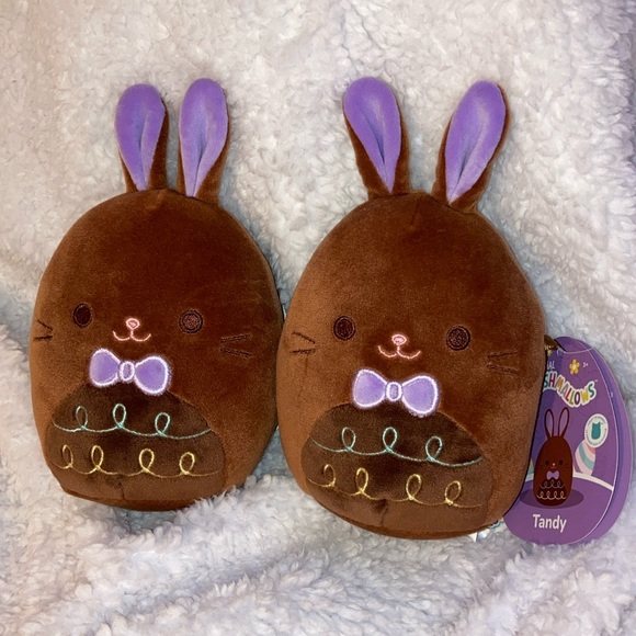 Squishmallows | Toys | 2 Tandy Chocolate Bunny Squishmallows Firm Price ...